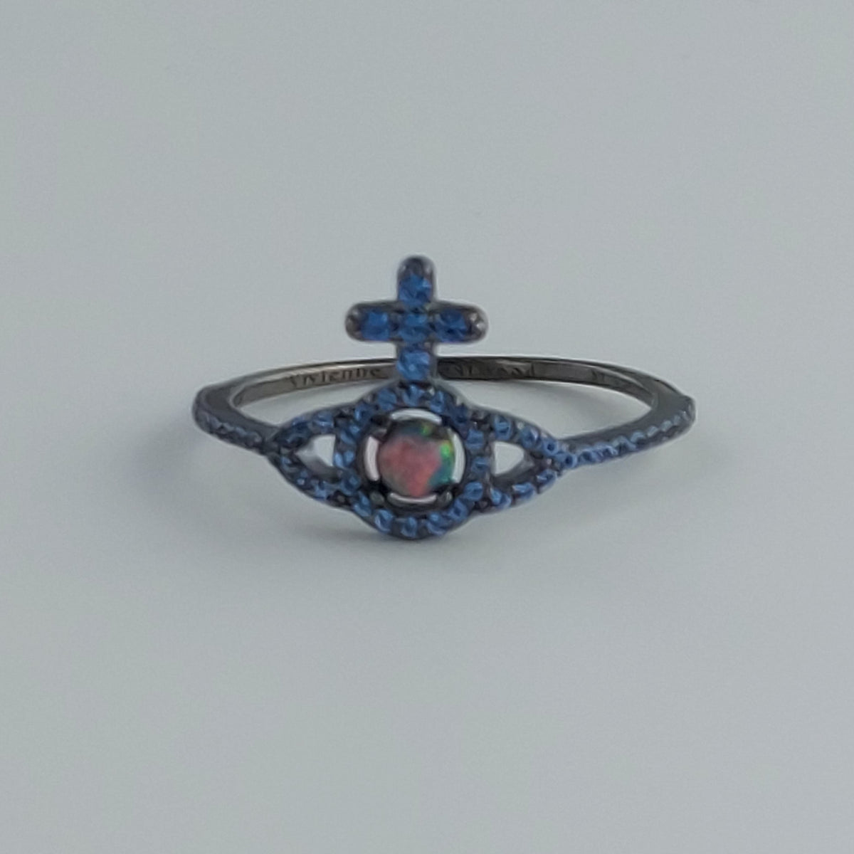 Vivienne Westwood Royal Blue With Blue CZ Olympia Ring – Coe & Co. Stores