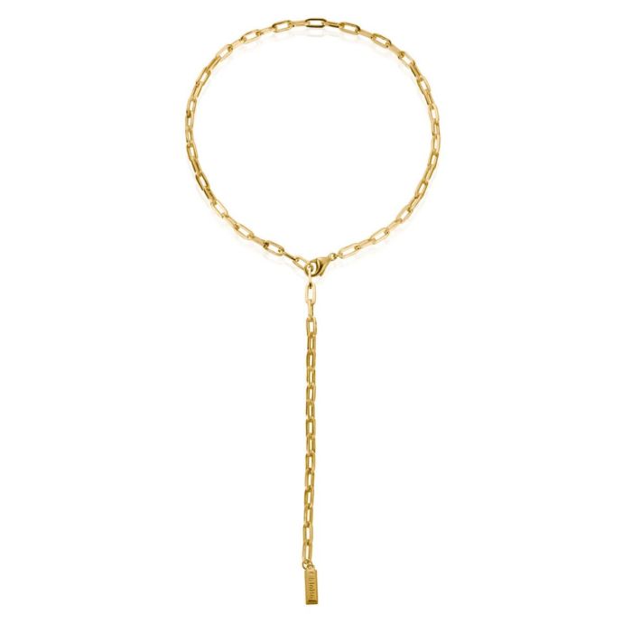 ChloBo Couture Gold Mini Link Lariat Necklace – Coe & Co. Stores