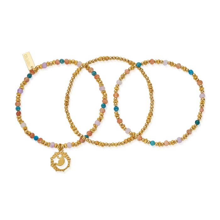 ChloBo Gold Soul Vibrations Stack Of 3 Bracelets – Coe & Co. Stores