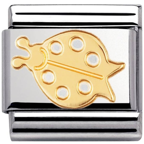 Nomination Classic 18ct Yellow Gold Ladybird Charm Link – Coe & Co. Stores